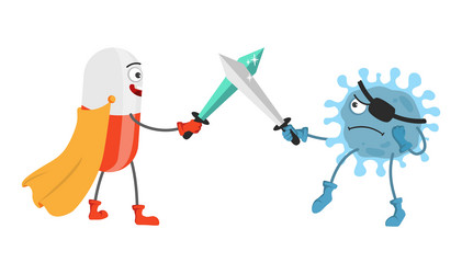 Germs Fighting Vector Images (over 1,200)