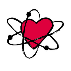 Atom Heart Vector Images (over 5,400)