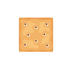 Square crackers two Royalty Free Vector Image - VectorStock