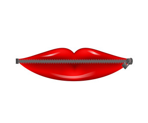 Zipped Lip Vector Images (98)