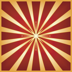 Retro yellow grungy star bust background Vector Image