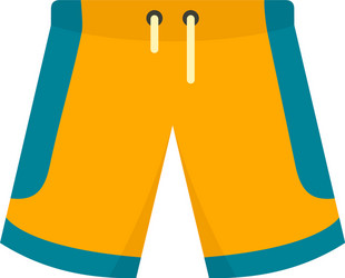 Basketball shorts icon simple style Royalty Free Vector