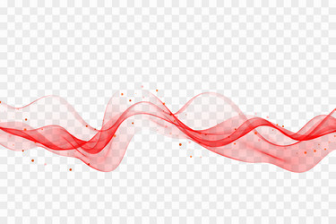 Abstract red wavy background curve flow Royalty Free Vector
