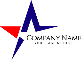 Star company logo template design Royalty Free Vector Image
