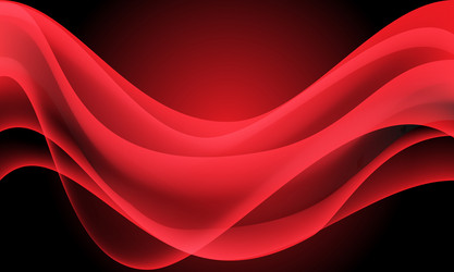Red abstract wave background Royalty Free Vector Image
