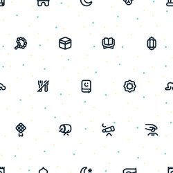 Islamic star seamless pattern Royalty Free Vector Image