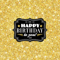 Happy Birthday Golden Frame Vector Images (over 4,100)