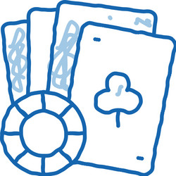 Playing Cards Doodle Vector Images (over 3,800)