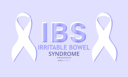 Irritable bowel syndrome ibs awareness month Vector Image