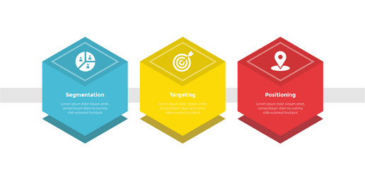 Stp marketing analysis infographics template Vector Image