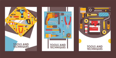 Building service tools banner Royalty Free Vector Image