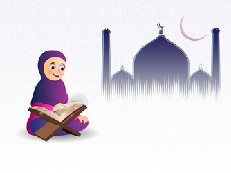 Cartoon Allah Girl Vector Images (over 230)