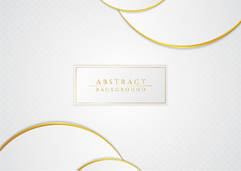 Overlap luxury triangle frame shape white Vector Image