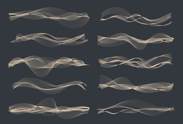 Music sound waves Royalty Free Vector Image - VectorStock