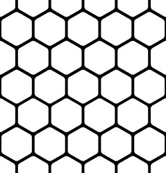 Black metal texture background honeycomb pattern Vector Image