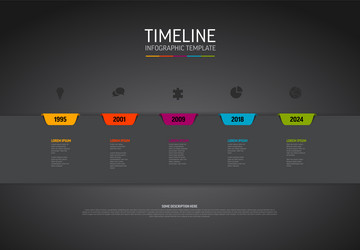 Timeline Black Vector Images (over 4,300)