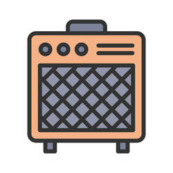 Amplifier icon image Royalty Free Vector Image