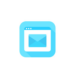 Email sms icon Royalty Free Vector Image - VectorStock