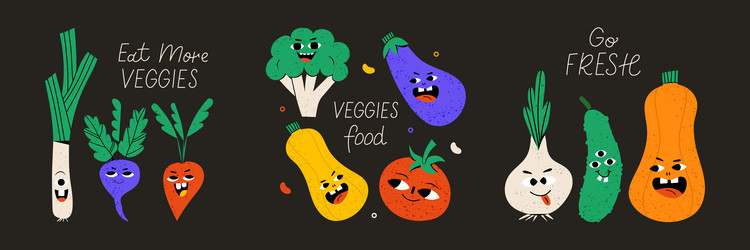 Cute tomato character design Royalty Free Vector Image