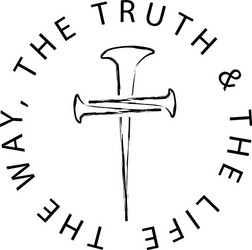 Jesus - way truth life Royalty Free Vector Image