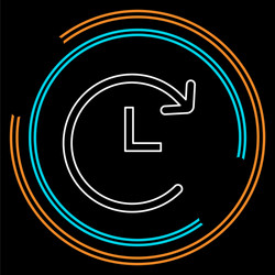 Running time speed symbol stopwatch icon Vector Image