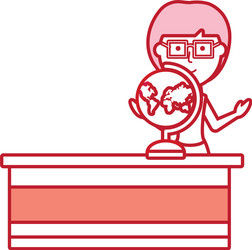 Teacher woman Royalty Free Vector Image - VectorStock