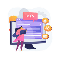 Cross-platform frameworks abstract concept Vector Image