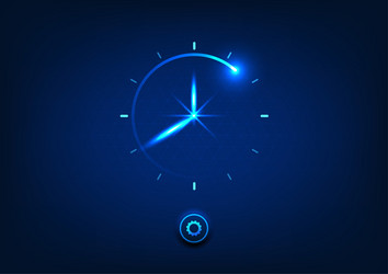 Watch dial screen technology background used Vector Image