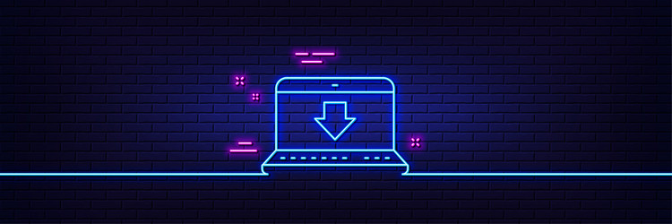 Download icon internet downloading sign Royalty Free Vector