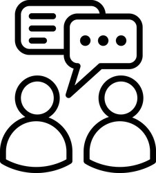 Group communication Royalty Free Vector Image - VectorStock