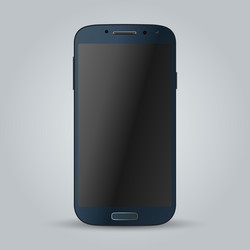 Mobile Phone Blue Icon Vector Images (over 76,000)
