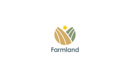 Limited farmland resources loop concept icon Vector Image