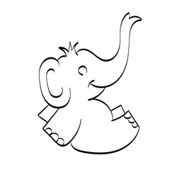 Funny stickman hand drawn style for print Vector Image