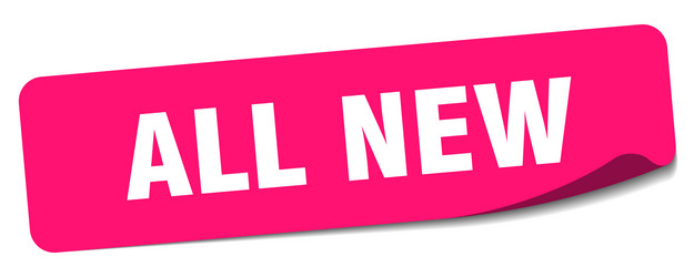 All inclusive sticker label Royalty Free Vector Image