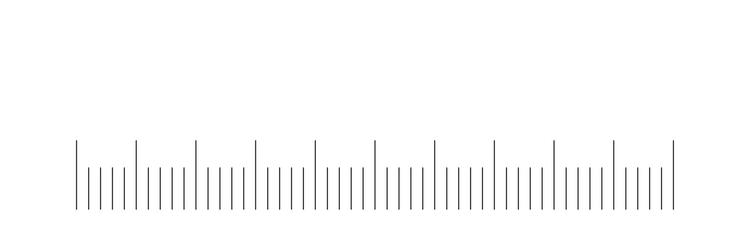 Thermometer scale gauge bar measuring temperature Vector Image