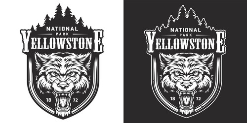 Yellowstone National Park Vector Images (over 580)