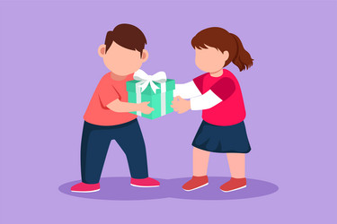 Cartoon flat style drawing people hands give pile Vector Image