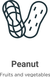 Outline Groundnut Peanut Vector Images (over 360)