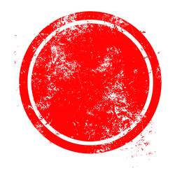 Red biohazard stamp grunge isolated Royalty Free Vector