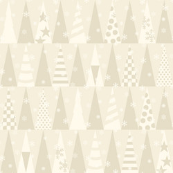 Seamless pattern christmas forest Royalty Free Vector Image