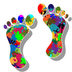 Colorful Feet Vector Images (over 3,900)