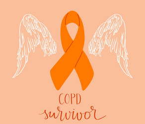 Copd chronic obstructive pulmonary disease Vector Image