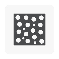 Soil compaction icon Royalty Free Vector Image