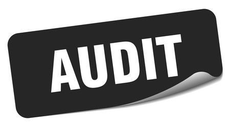 Audit sticker label Royalty Free Vector Image - VectorStock