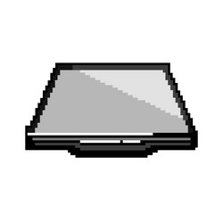 Fax scanner document game pixel art Royalty Free Vector
