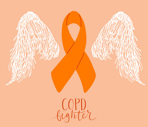 Copd chronic obstructive pulmonary disease Vector Image