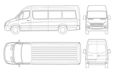 Van Outline Vector Images (over 18,000)