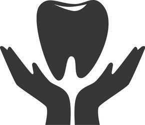 Helping hand in the heart Royalty Free Vector Image