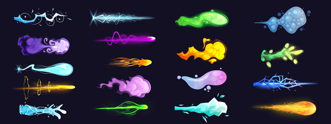 Vfx gun effect Royalty Free Vector Image - VectorStock