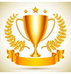 Sports cup Royalty Free Vector Image - VectorStock